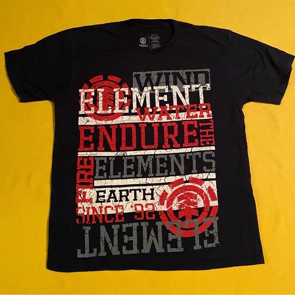Element | Shirts | Element Vertical Short Sleeve Tshirtdark Blue | Poshmark